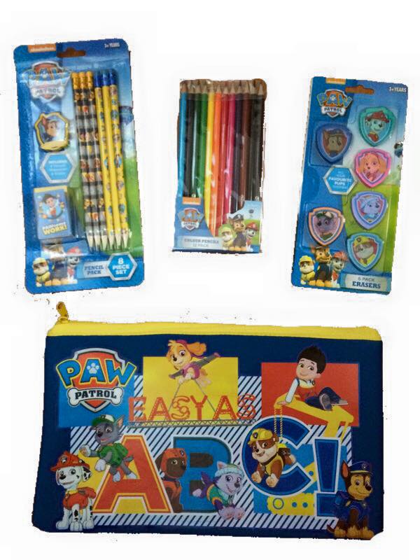 Paw Patrol Back to School Pack – Crazy 4 Characters